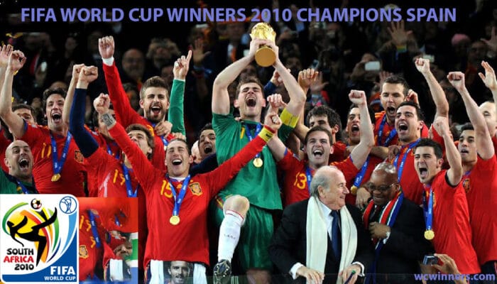 Men’s Fifa World Cup 2010 Winner And Runner Up in SOUTH AFRICA Info